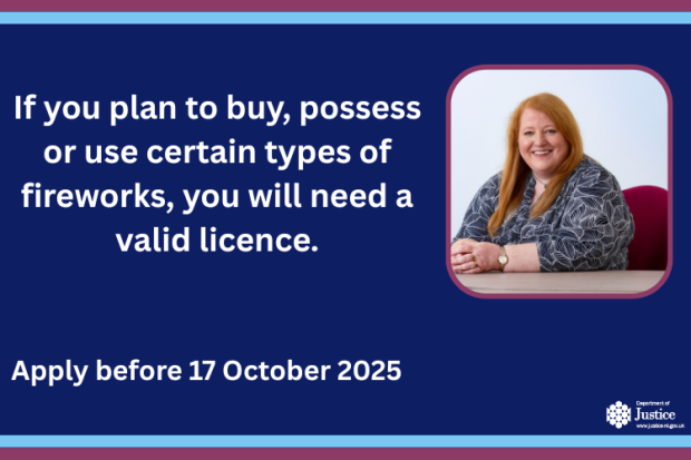 Keep fireworks fun, remember to get a licence says Long | Department of ...